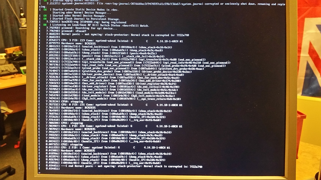 Kernel Panic! On Arch Armv7 (Pi 3) - Support - Blokas Community