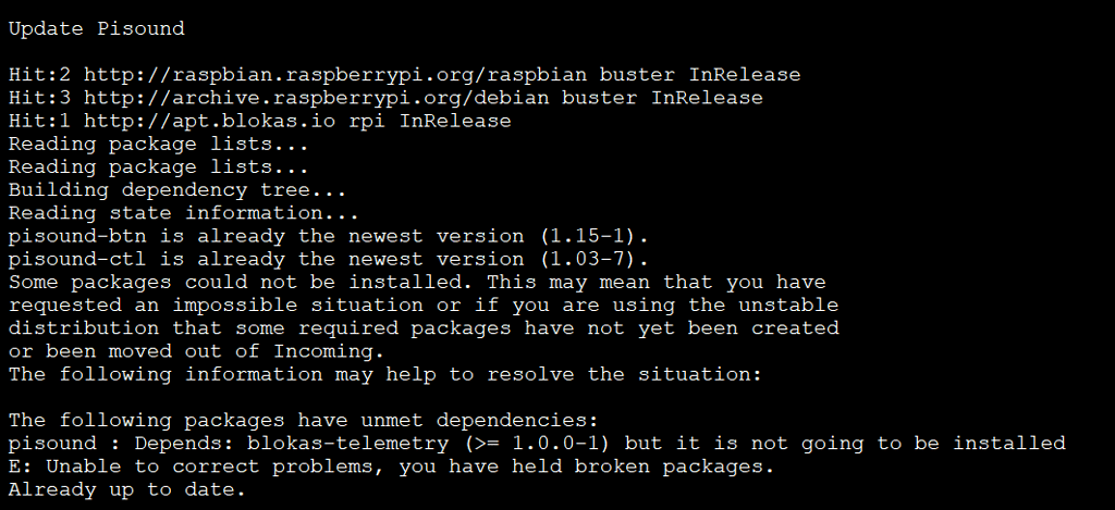 Upgrade Bullseye? - Support - Blokas Community