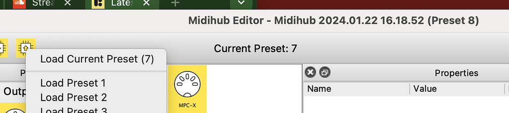 Bug: when saving to a different preset, window title still shows the ...